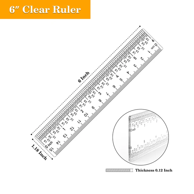 12 Inch Ruler On Screen