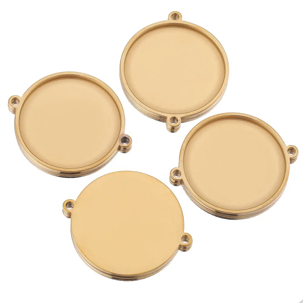5pcs-Fit-20-30mm-Stainless-Steel-Resin-Blank-Cabochon-Base-Tray-Setting ...