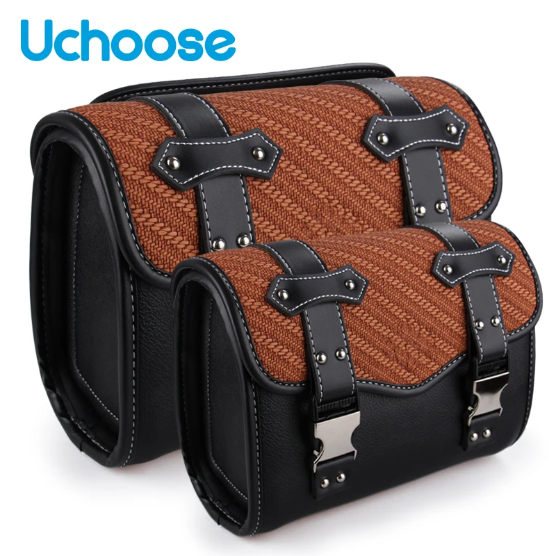 Saco-de-sela-de-motocicleta-saco-retro-PU-ferramenta-para-ADNOH-Rebel ...