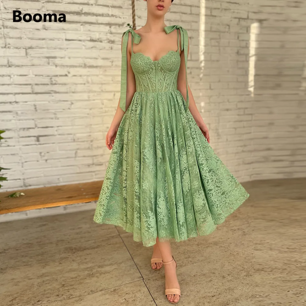 Booma Laço Verde Midi Vestidos De Baile 2022 Querida Laço Cintas ...