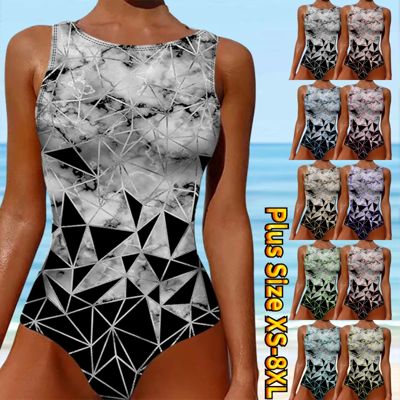 Women-s-Swimwear-One-Piece-Monokini-Bathing-Suits-Normal-Swimsuit-Print ...