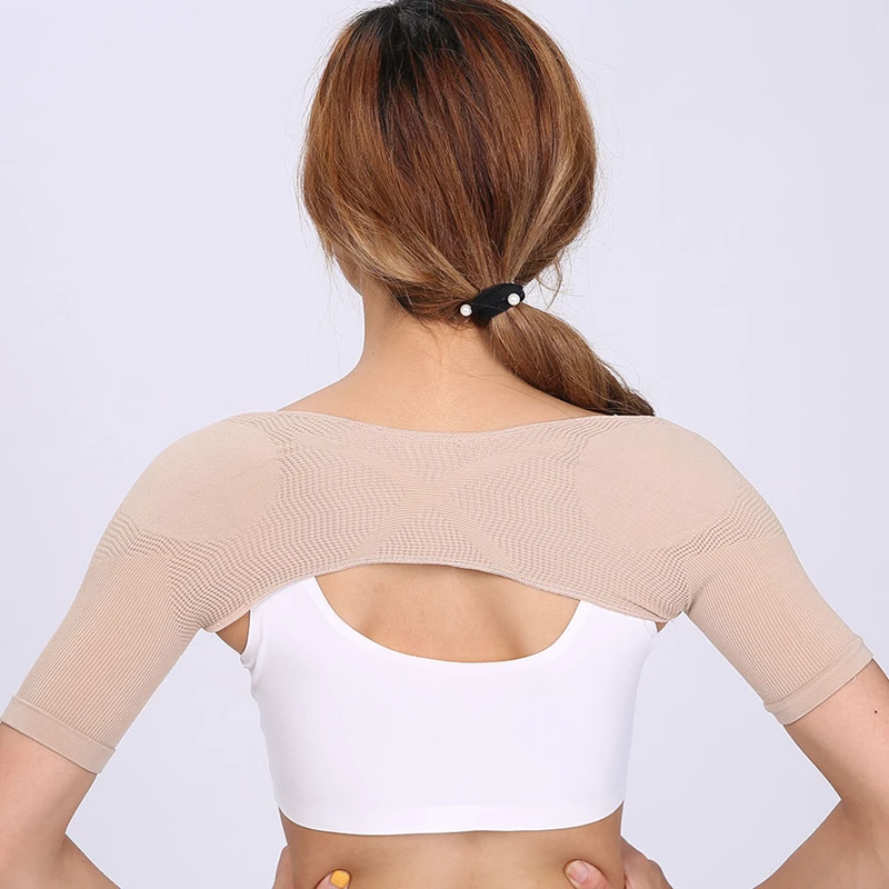 Double-Shoulder-Support-Upper-Back-Brace-Stability-Compression-Sleeve ...
