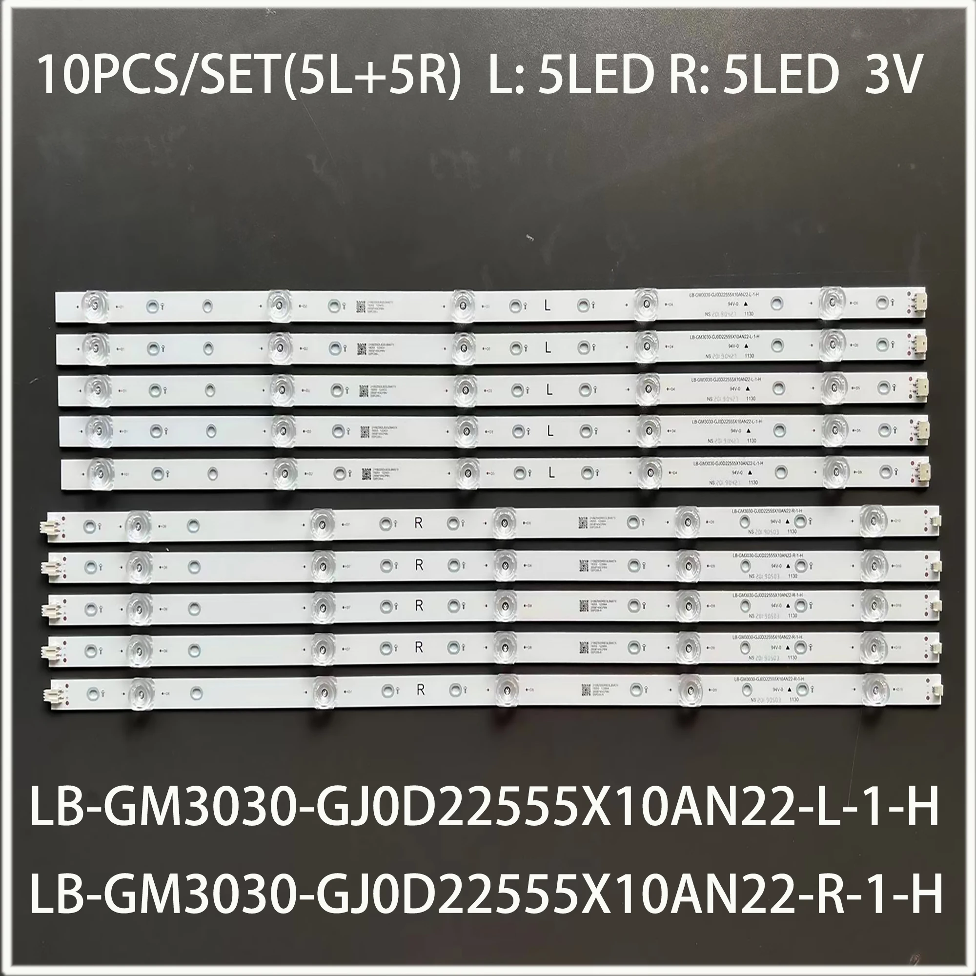 Kit-10pcs-LED-bar-for-LB-GM3030-GJ0D22555X10AN22-R-1-H-L-T-55PUS7304 ...