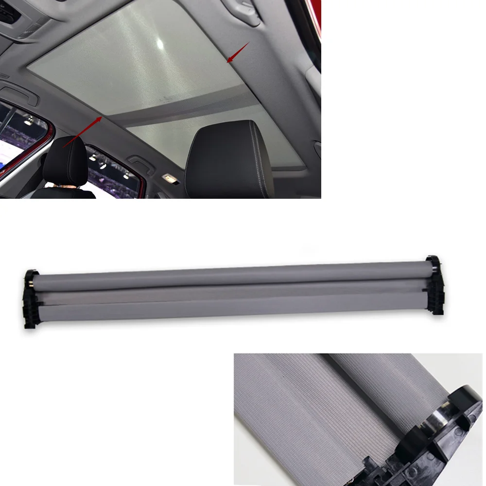 For BMW X1 F48 F45 F46 2016-2018 Sun Roof Roller Curtain Cover Blind Visor Gray Car Dome Window ...