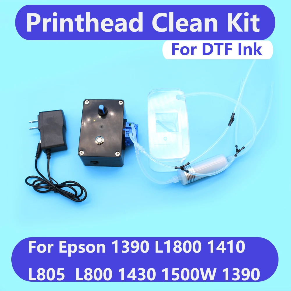 DTF Ink Printhead Clogged Cleaning Machine Clean Kit Circulation For Epson L1800 L805 1390 L800 ...