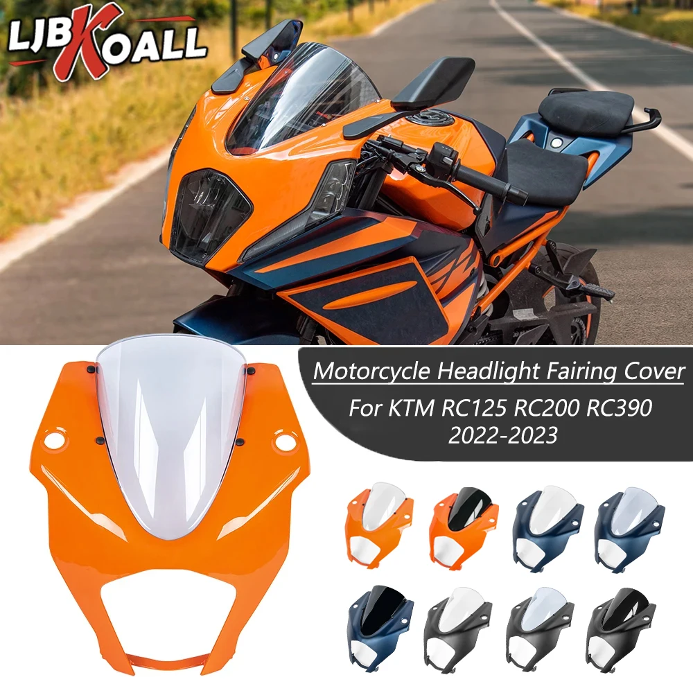Motorcycle-Headlight-Fairing-Windscreen-Windshield-For-KTM-RC390-RC200 ...