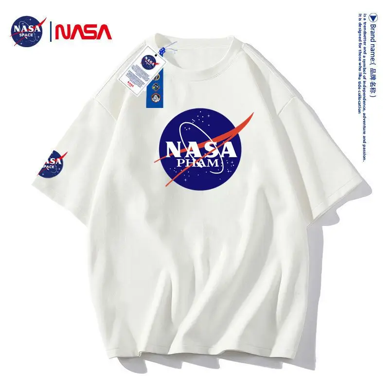 NASA-Men-s-Letter-Printed-Fashionable-Round-Neck-Short-Sleeve-All-match ...