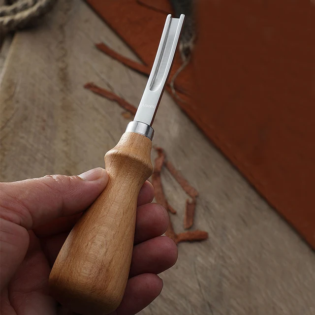 A4mm A6mm A8mm A10mm Practical Leather Craft Edge Beveler Skiving ...