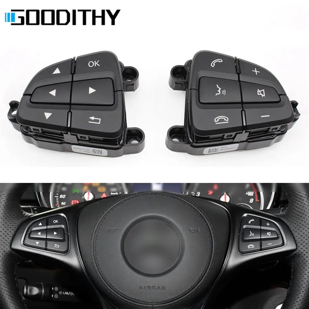 Car-Multi-function-Steering-Wheel-Control-Switch-Button-Phone-Key-For ...