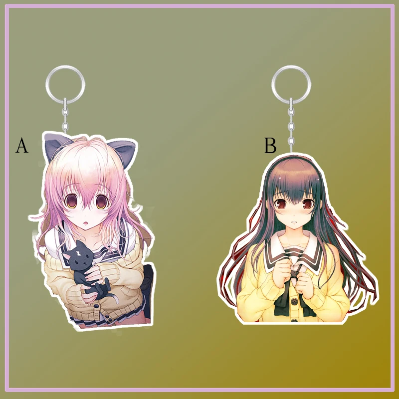 Anime Keychain YOU and ME and HER: A Love Story Sone Miyuki Muko Aoi ...
