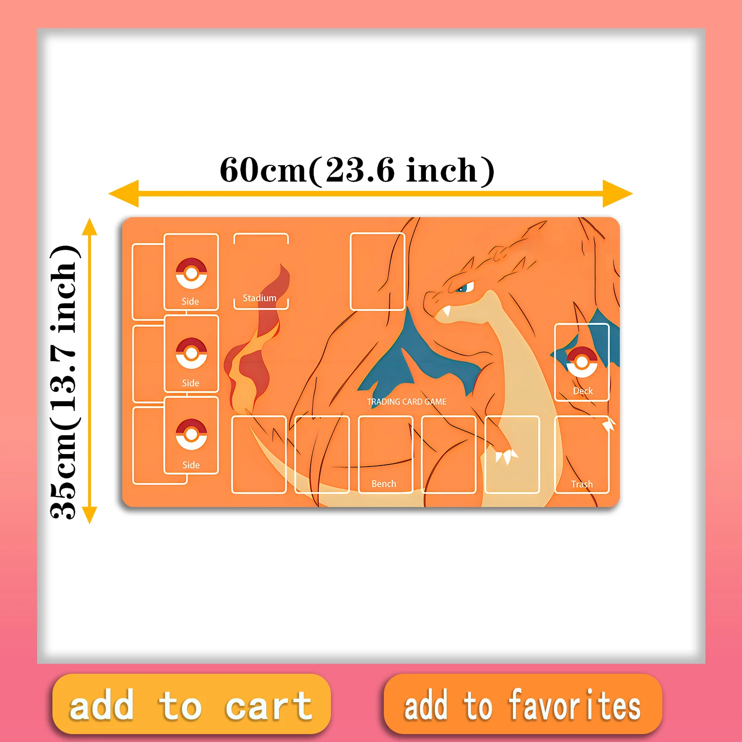 New TCG PTCG Battle Playmat Game Collection Cards Mat Scarlet Violet ...