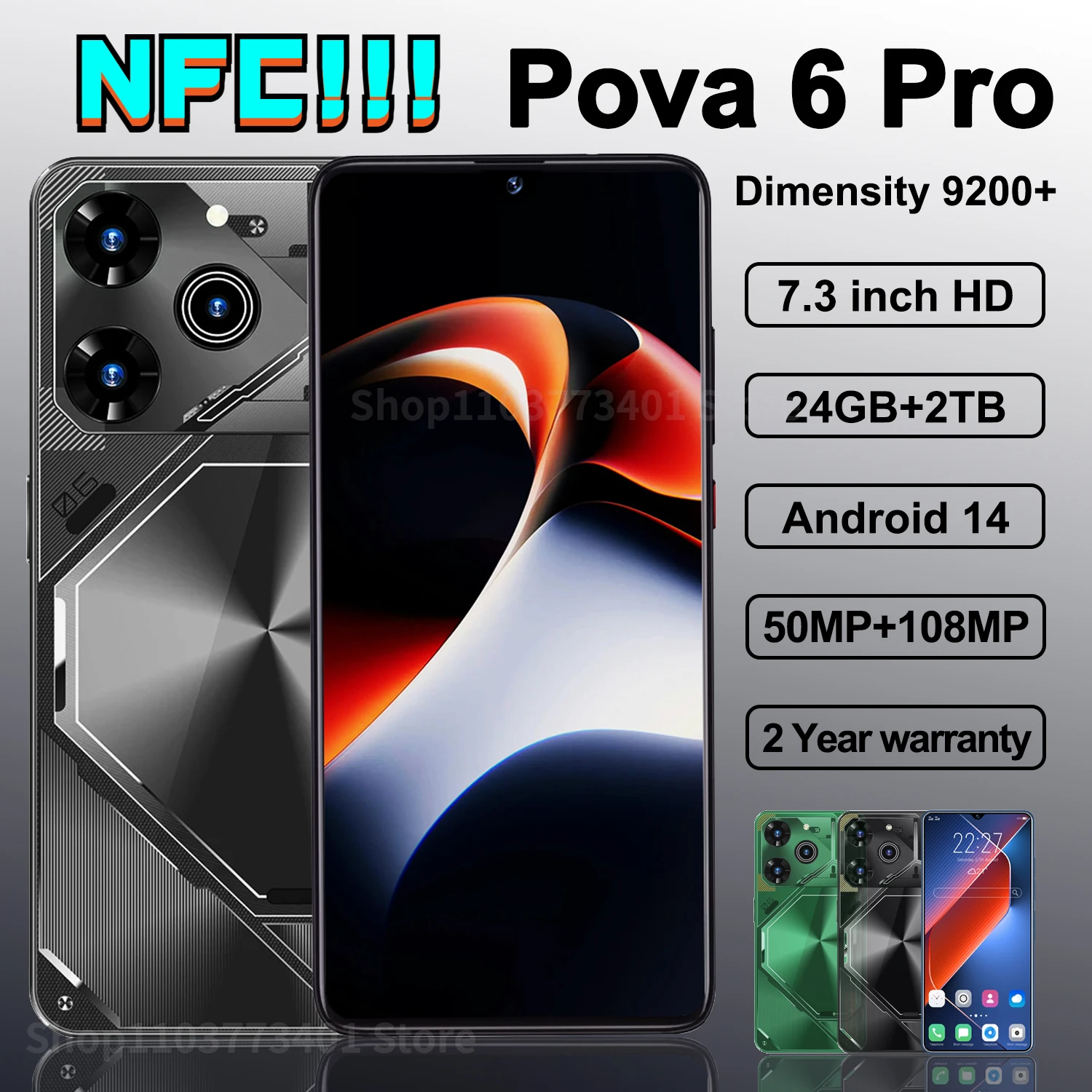 Original-Pova-6-Pro-Smartphone-5G-Dimensity9200-7-3-22-GB-2TB-Celular ...