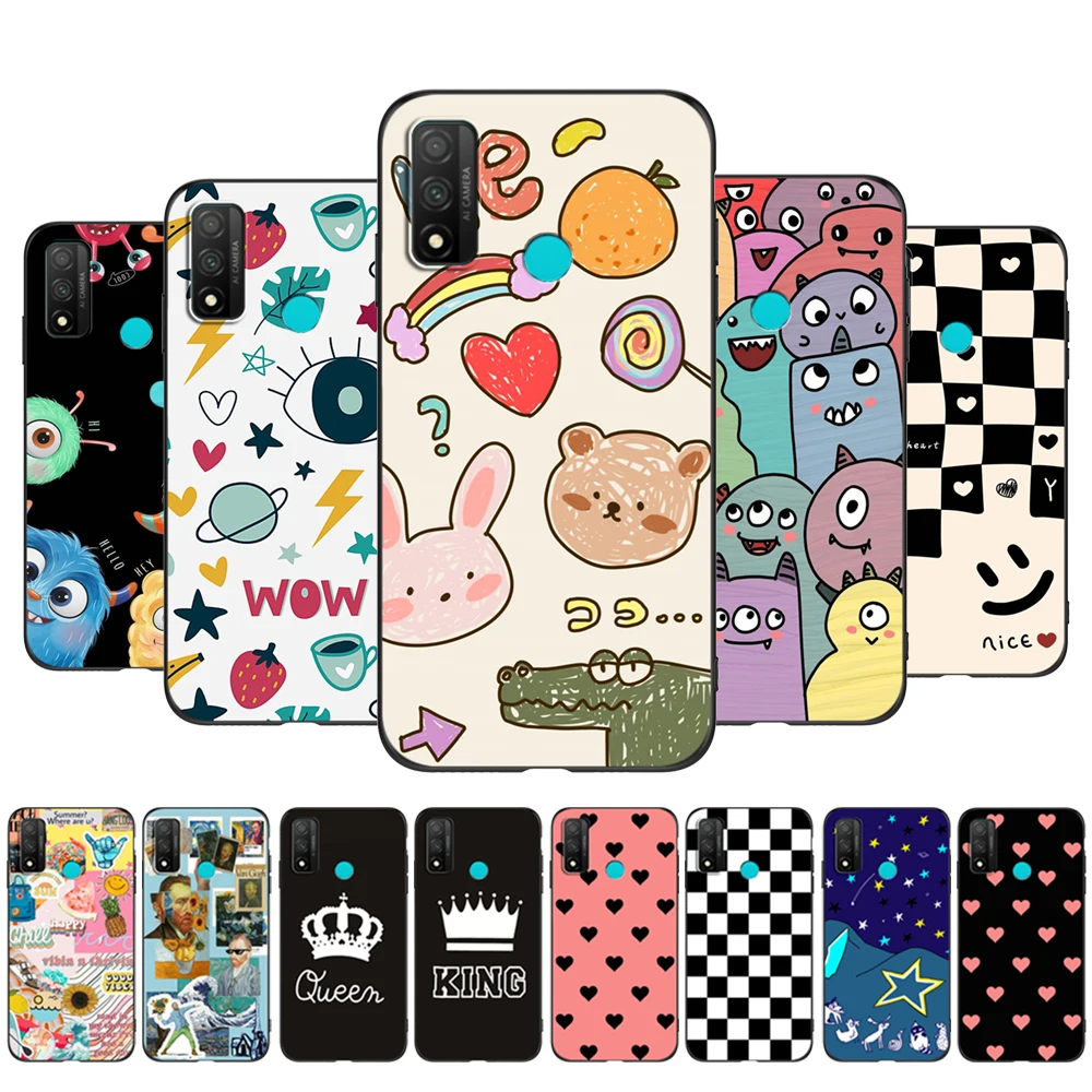For Huawei P smart 2020 Case Phone Back Cover For PSmart 2020 POT-LX1A ...