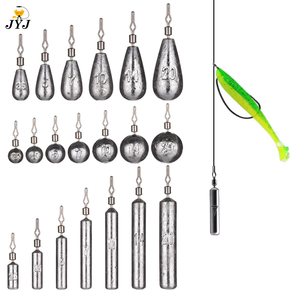 5pcs-Round-cylindrical-drop-shape-lure-inverted-fishing-anti-hanging ...