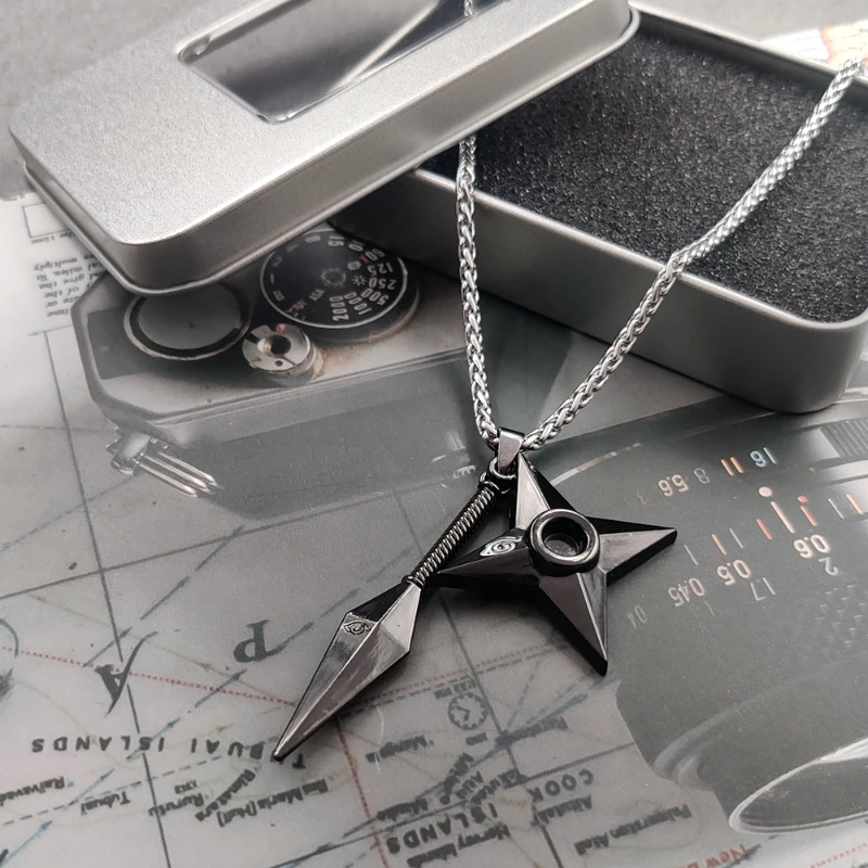Kunai Shuriken Naruto | Kunai Shuriken Necklace | Naruto Shuriken ...