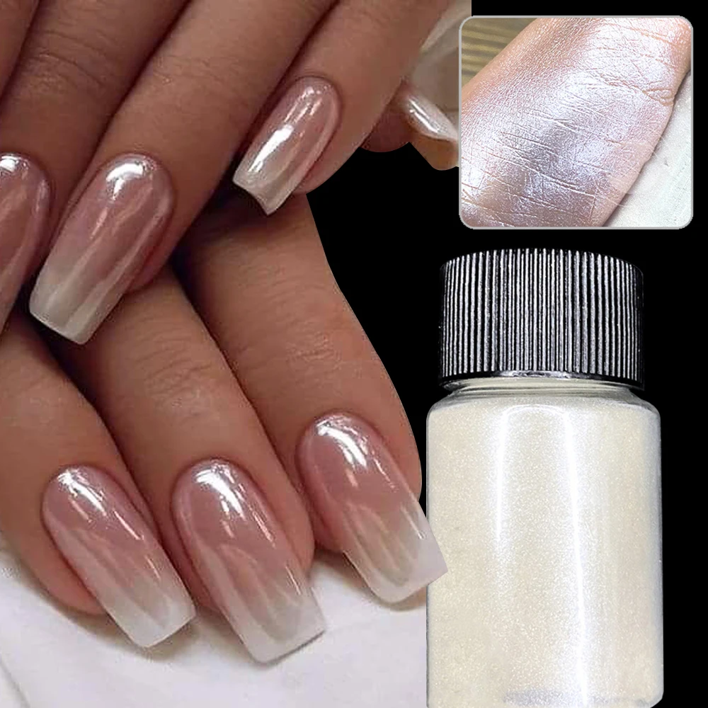 10g-Bottle-Pearls-White-Nail-Pigment-Glitter-Aurora-Nail-Powder-Purple ...