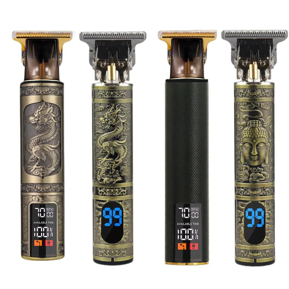 Afeitadora-el-ctrica-T9-con-pantalla-LCD-para-hombre-recortadora-de-pelo-de-0mm-electrodom ...