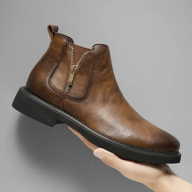 British-Style-Men-s-Chelsea-Boots-New-Fashion-Male-Chelsea-Boots ...