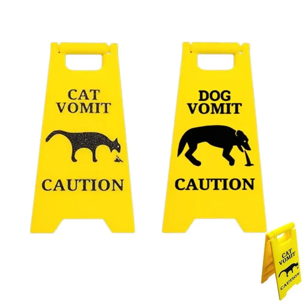 New-Funny-Cat-Vomit-Sign-Bright-Yellow-Gift-Dog-Vomit-Sign-Warning-Sign.jpg