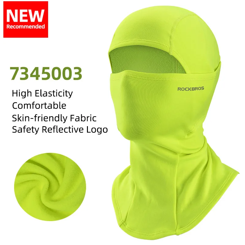 ROCKBROS Winter Mask Motorcycle Mask Fleece Thermal Keep Warm Cycling ...