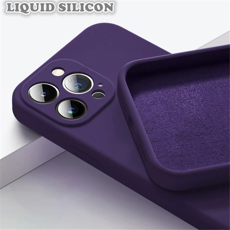 Original-Liquid-Silicon-Soft-Phone-Case-For-Oneplus-12-11-10-Pro-10T ...