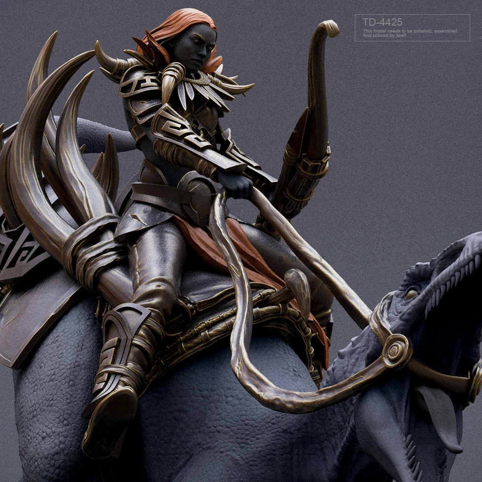 50mm-75mm-Resin-model-kits-figure-beauty-colorless-and-self-assembled ...