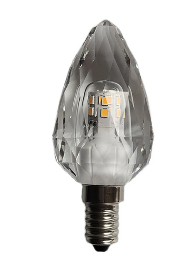 LED-diamond-bulb-E14-small-screw-mouth-transparent-crystal-bulb-light ...