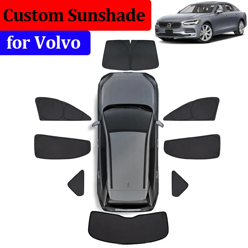 Privacy-Car-Sun-Shade-Front-Rear-Side-Window-Sunshade-For-Volvo-XC60 ...