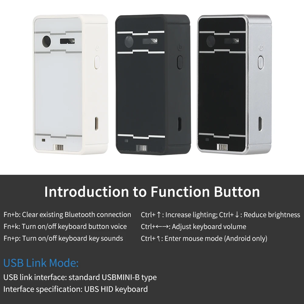 Laser-Projection-Bluetooth-Keyboard-KB560S-Wireless-Virtual-Peripheral ...