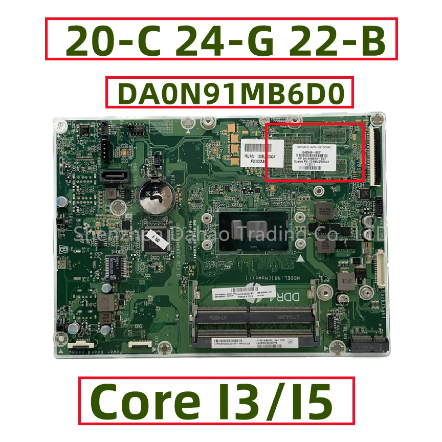 848949-007-848949-607-For-HP-20-C-22-B-24-G-AIO-Motherboard-DA0N91MB6D0 ...