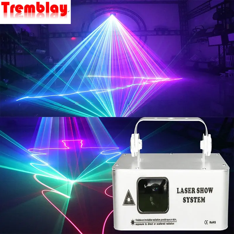 Mini RGB Laser Linha Scanner Projetor, DJ Lâmpada, Disco Efeitos de ...