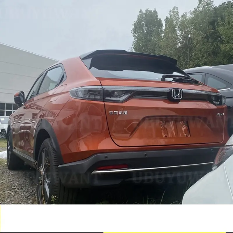 Use For Honda HR V VEZEL HRV XR V XRV Roof Spoiler 2021 2022 ABS Material Car Rear Trunk Spoiler ...