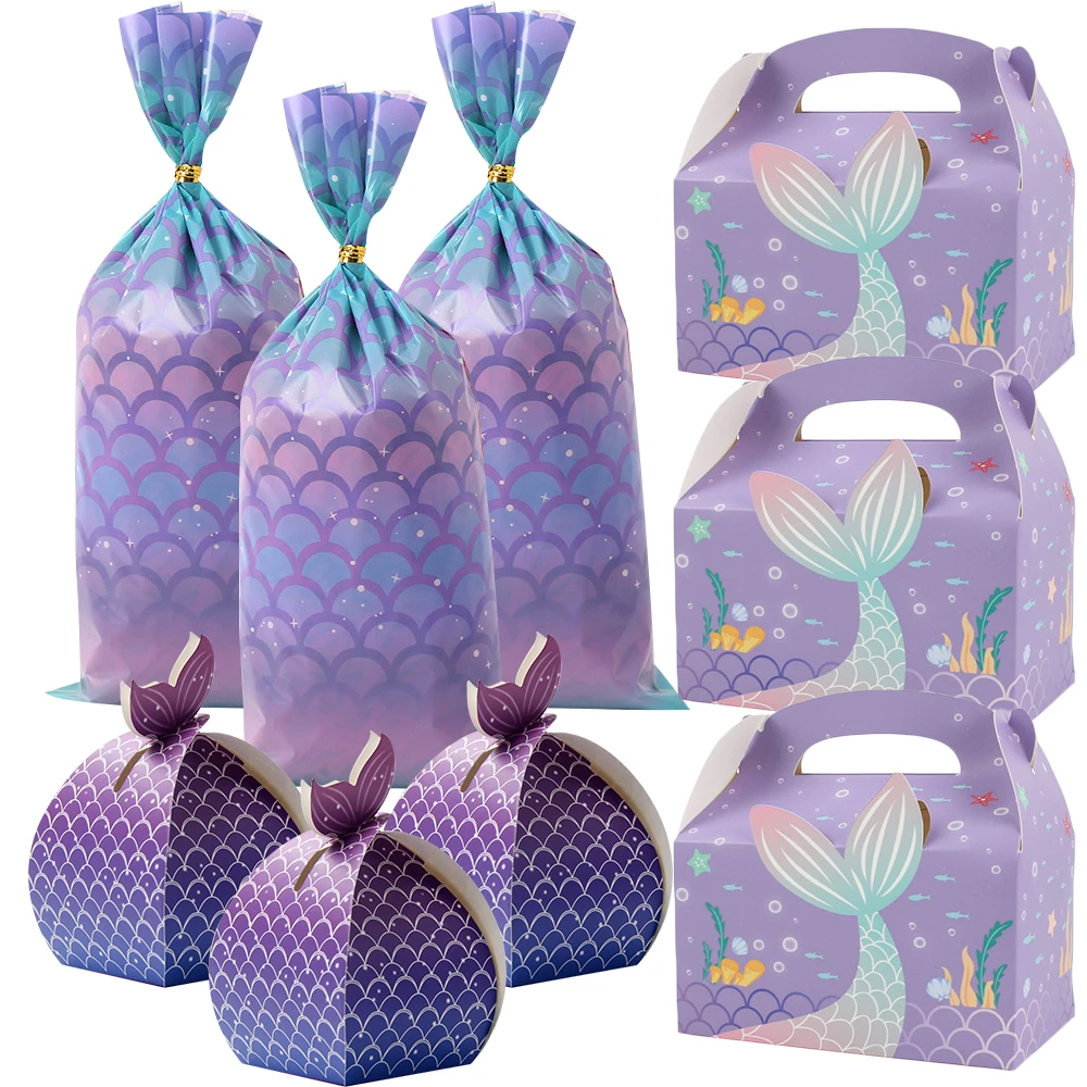 Sweet Box Birthday Mermaid | Mermaid Birthday Party Boxs | Mermaid Gift ...