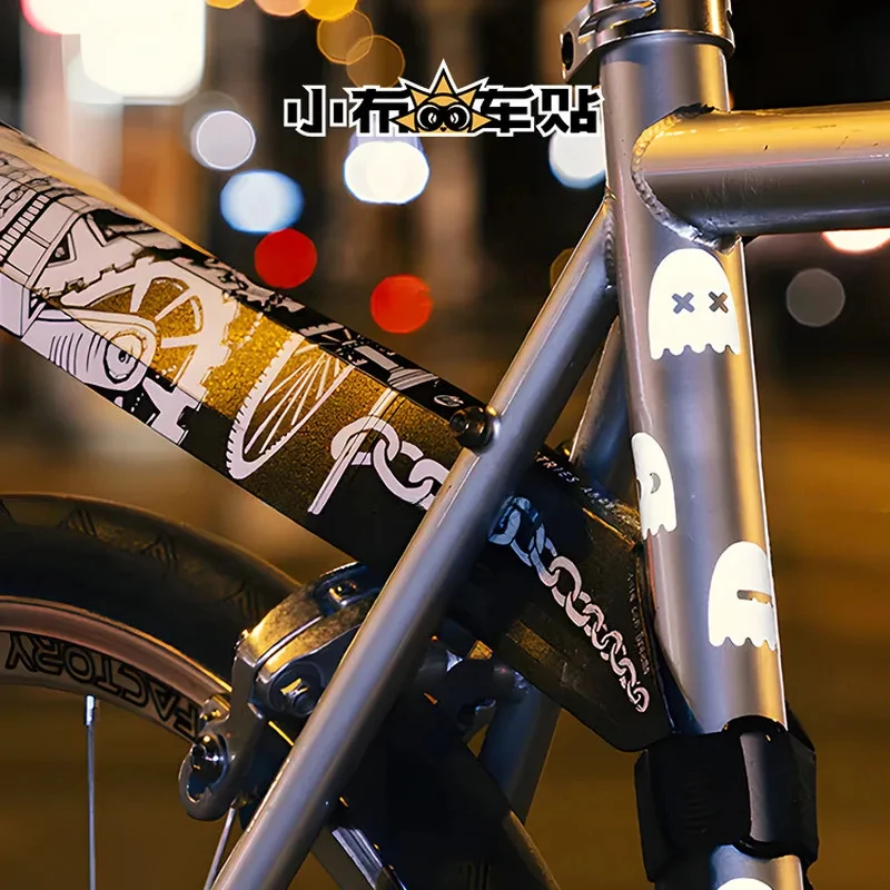 Road Bicycle Sticker DIY Modified Top Tube and Front Fork Body Color ...