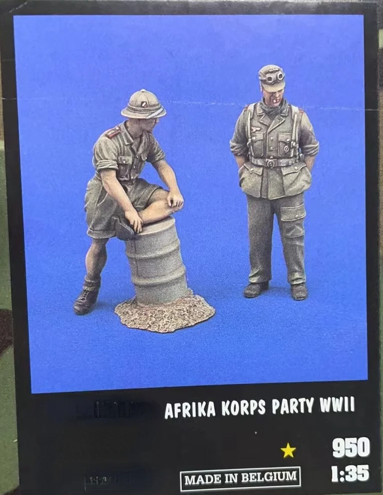 1/35 Die-casting Resin Character Model Assembly Kit German African ...