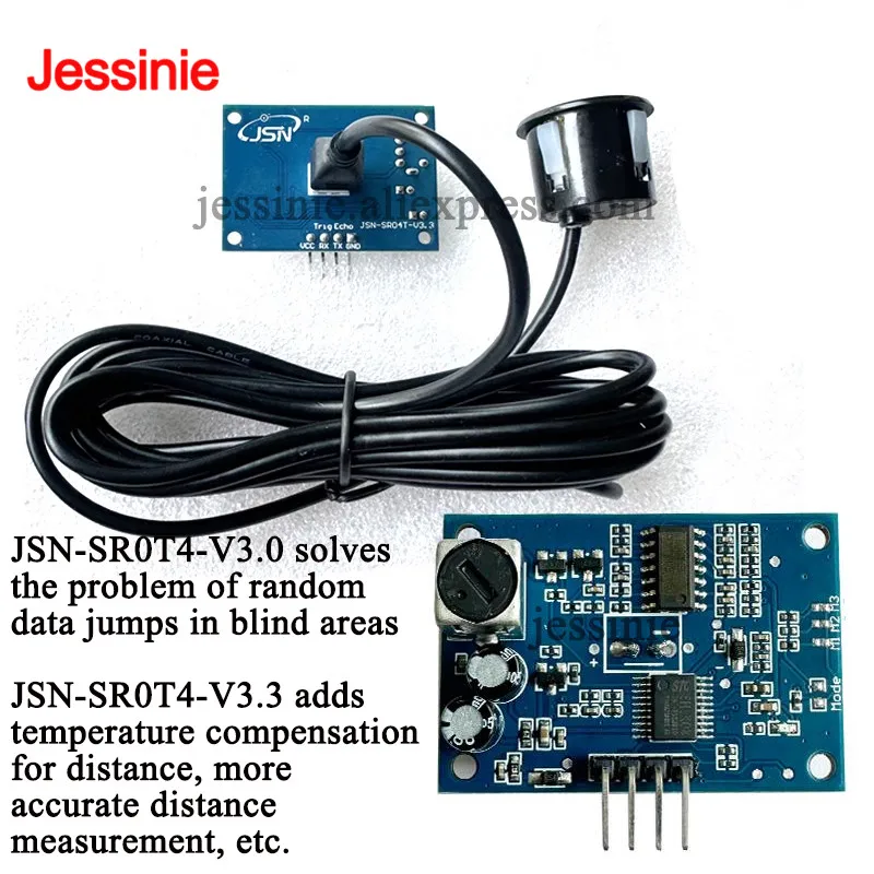 JSN-SR04T JSN SR04T 3.3 Waterproof Ultrasonic Module Water Proof ...