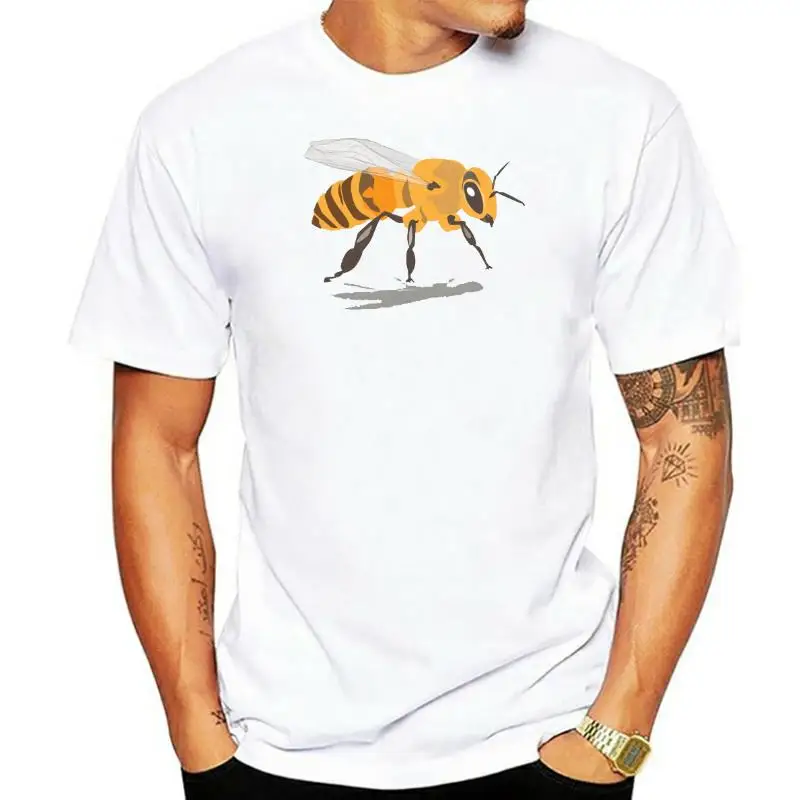 Bee Men T shirt 3D Bee Print Men's T Shirts Cotton Fabric Clothes Guys ...