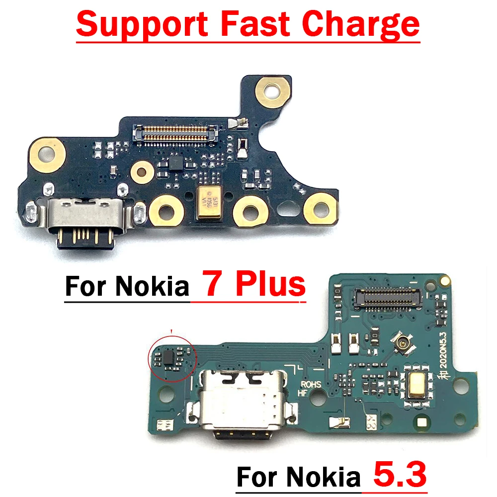 Charging Port Flex Cable Nokia 7 Plus | Nokia 7.1 Charging Connector ...