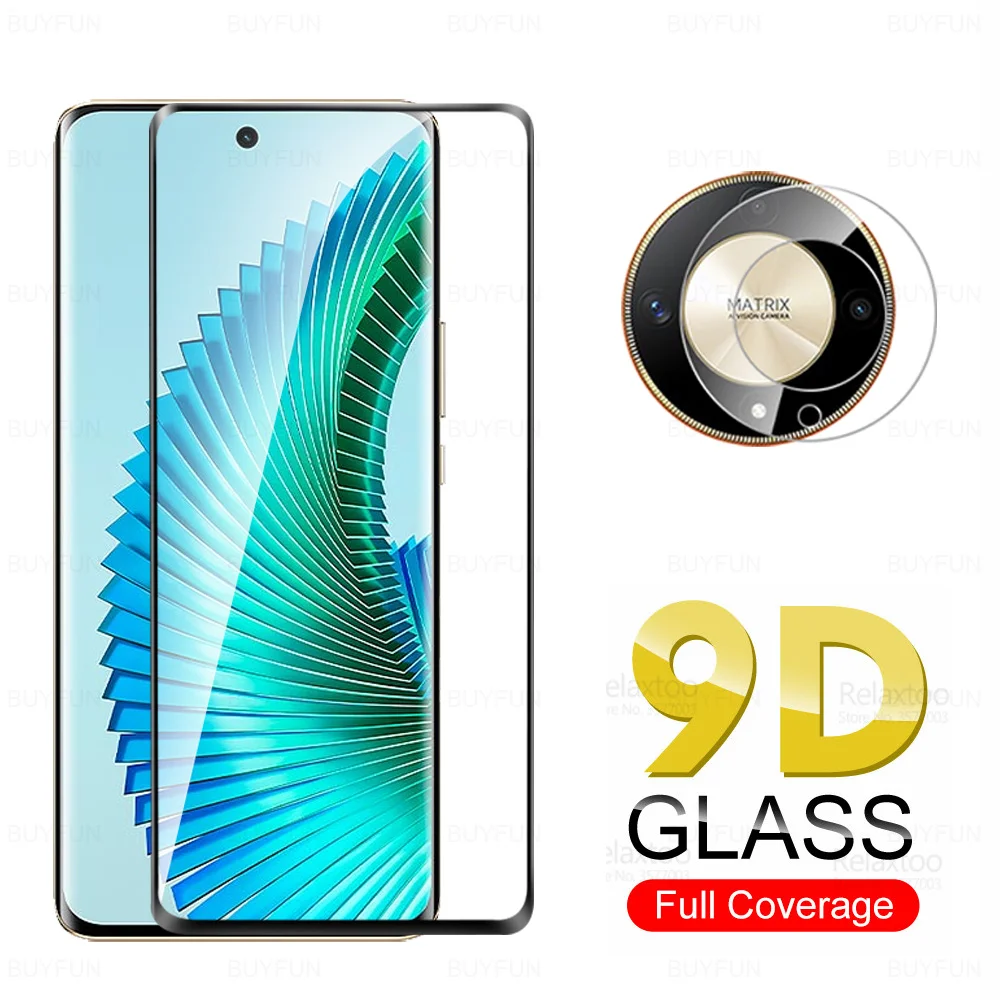Verre-incurv-9D-pour-cam-ra-Honor-Magci6-Lite-5G-protection-d-cran-pour ...
