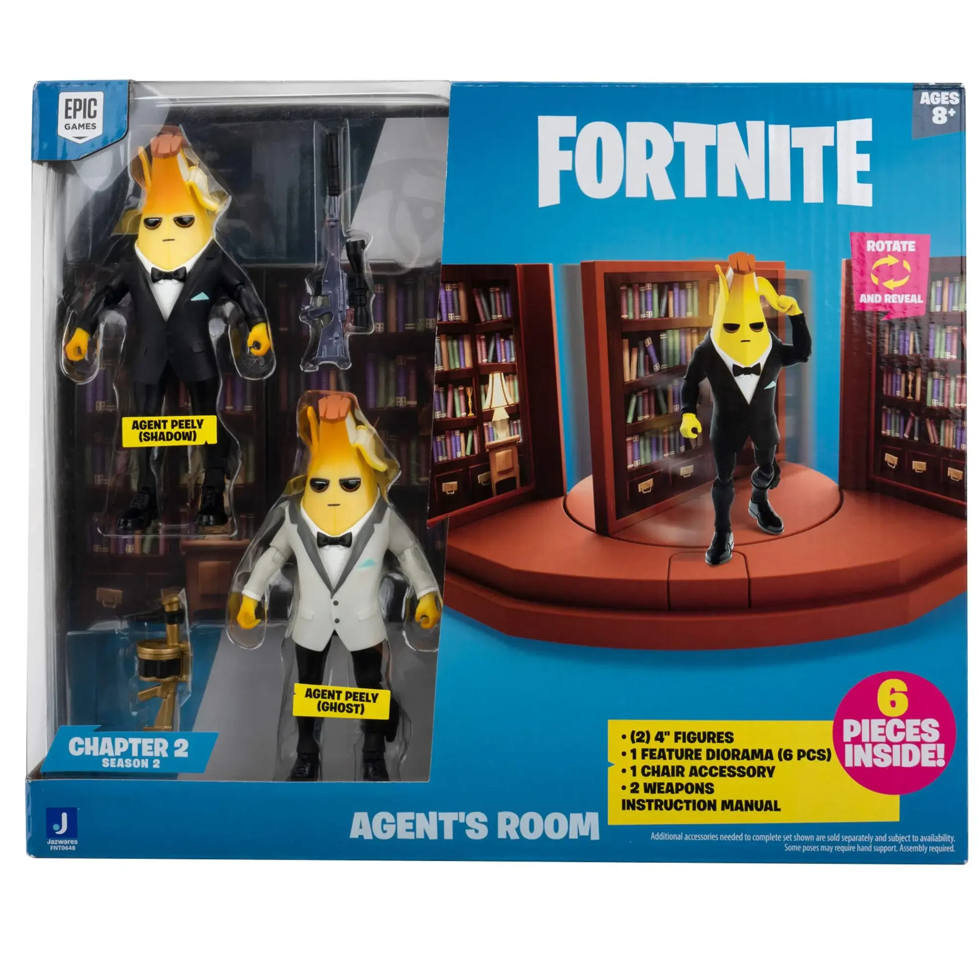 Figura de acción de Fortnite Victory Royale Series Skull Squad Brutus ...
