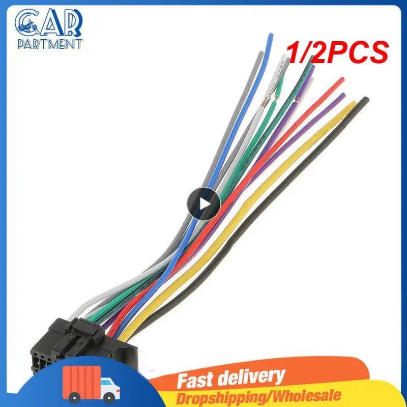 1-2PCS-For-Kenwood-16-Pin-ISO-Wiring-Harness-Connector-Car-Stereo-Radio ...