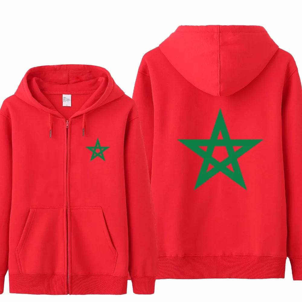 Omnitee New Fashion Morocco Flag Hoodies Tracksuit Men Casual Morocco ...