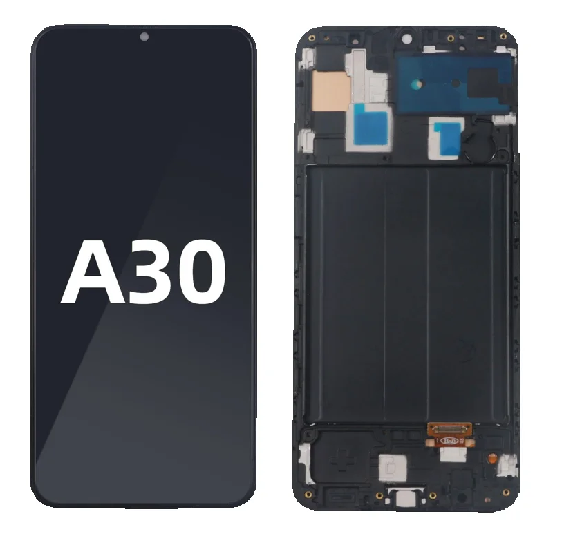 Frontal-Tela-Display-Touch-Lcd-COMPTELO-A30-A305-Incell-COM-ARO-PRONTE ...