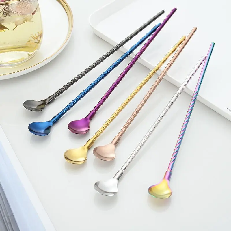 1pcs-Mixing-Spoon-Reusable-Straw-Spoon-SUS304-Stainless-Steel-Cocktail ...