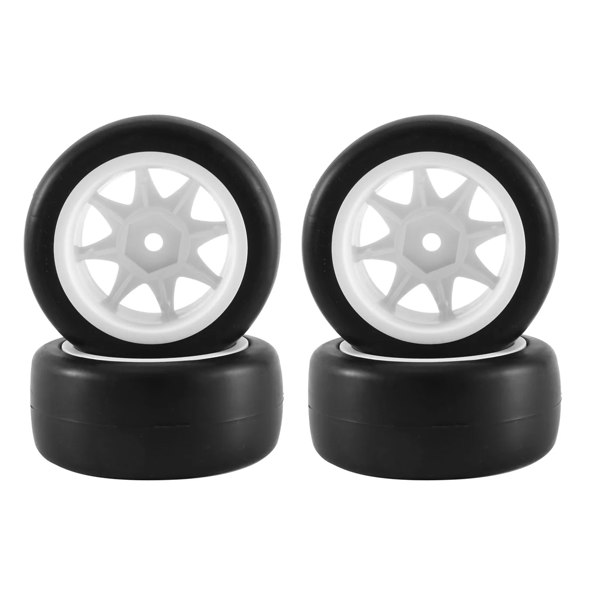 Practical 4Pcs 58mm Tires Wheel 12mm Hex with Sponge Insert for 1/10 1/ ...