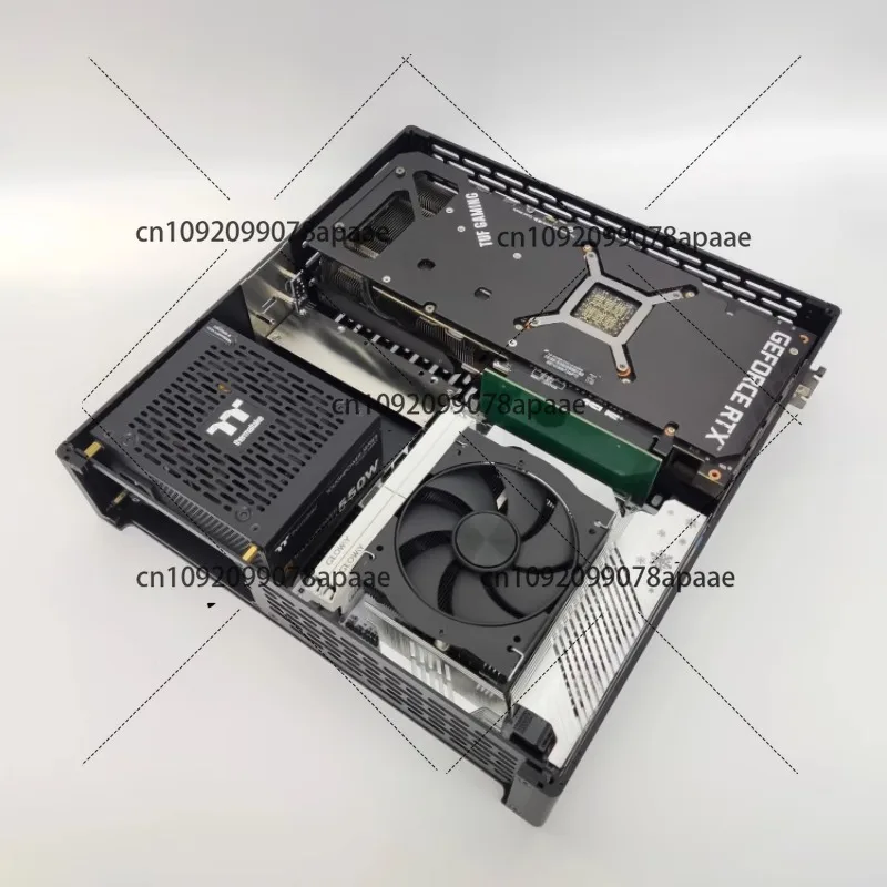 Mini ITX Gaming PC Case 6L Small Portable Chassis Support Triple Fan ...