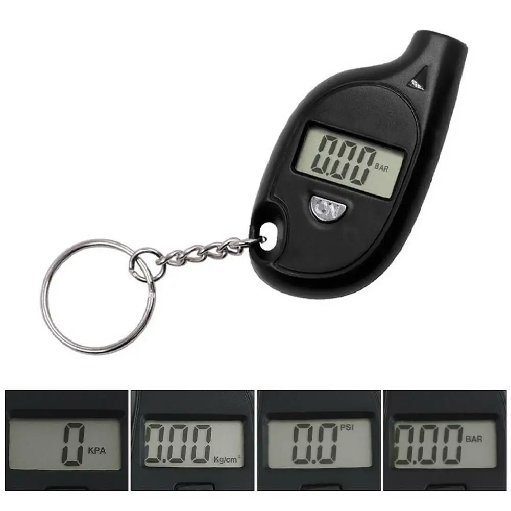Mini-Keychain-Style-Portable-Tire-Gauge-Digital-Lcd-Display-Car-Air ...