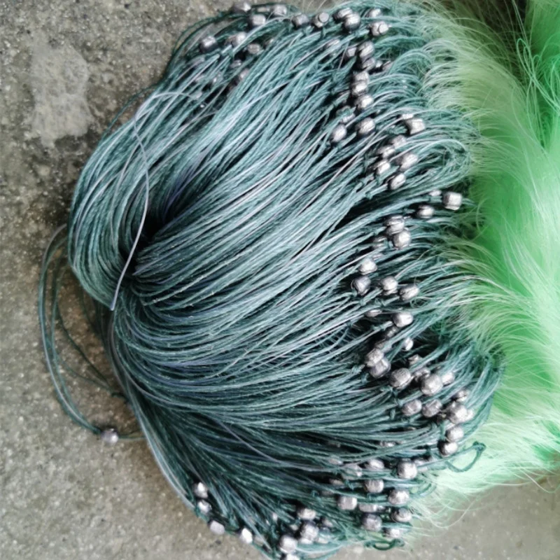 3-Layer-Sinking-Fishing-Net-Networks-Fishing-GillNet-With-Lead-Weights ...