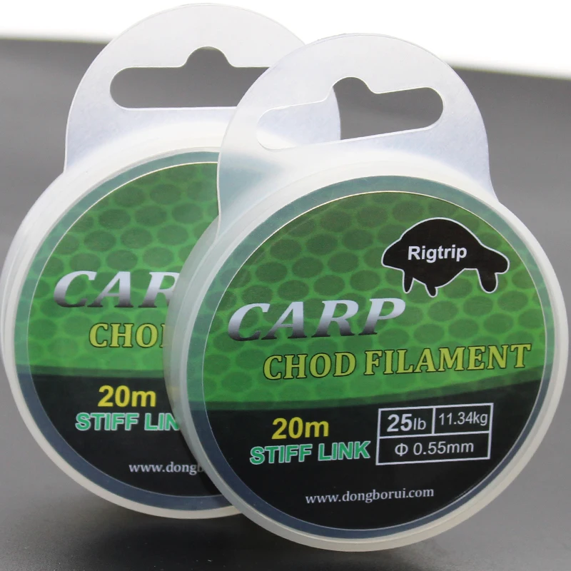 20m-Carp-Wire-Fluorocarbon-Fishing-Line-Monofilament-Feeder-Fishing ...