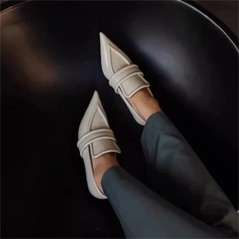 Sewing-Lines-Shoes-for-Ladies-Pointed-Toes-Women-Stitching-Chassure ...